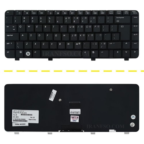 کیبرد لپ تاپ اچ پی Compaq 530 مشکی - کامپیوتر افق