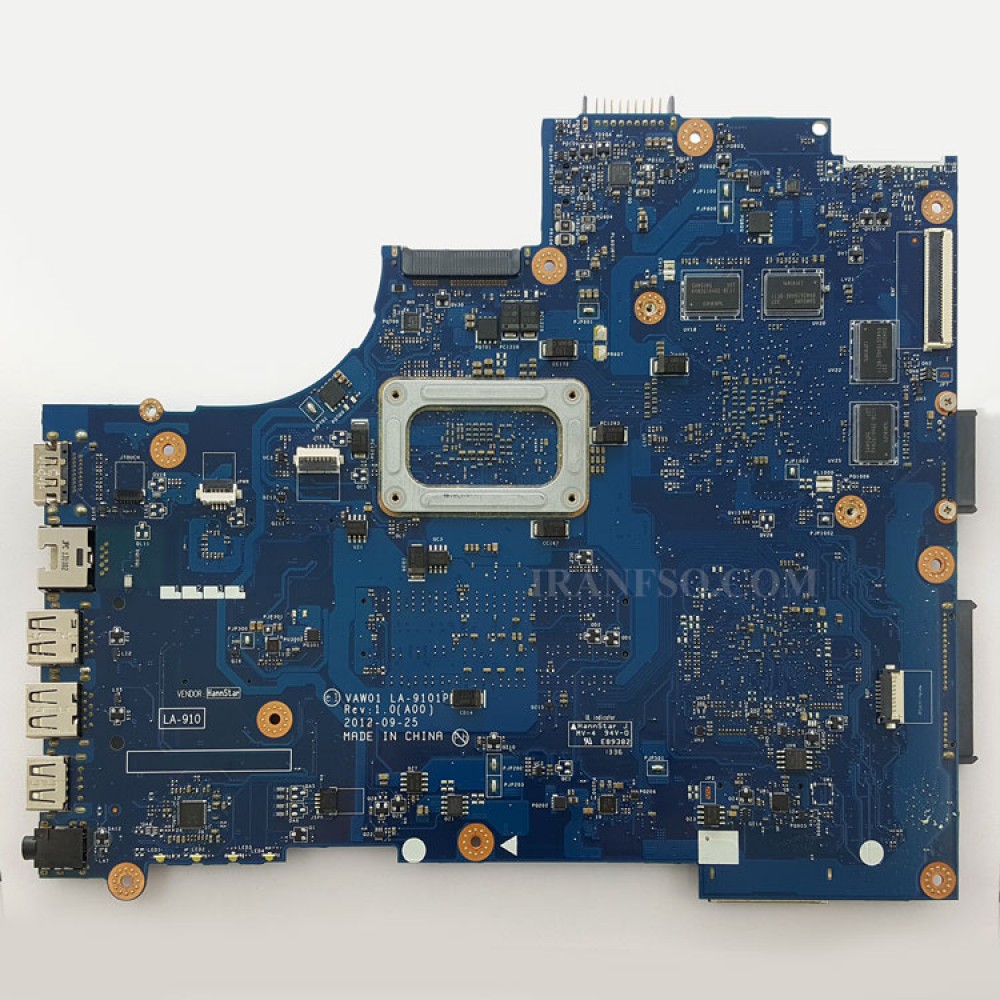 مادربرد لپ تاپ دل Inspiron 3521 CPU-I3-3_VAW01_LA-9101P VGA-2GB گرافیک ...